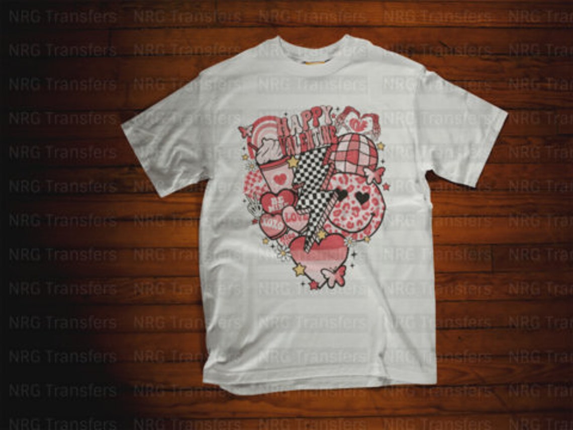 Happy Valentine DTF TRANSFER - Etsy
