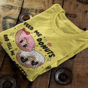 Feed Me Donuts Valentines Day DTF TRANSFER - Etsy
