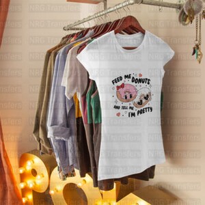 Feed Me Donuts Valentines Day DTF TRANSFER - Etsy