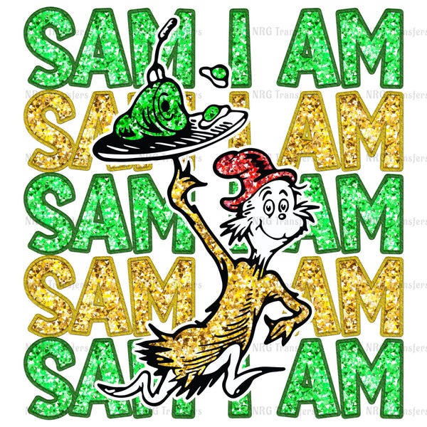 Sam I Am Svg - Etsy