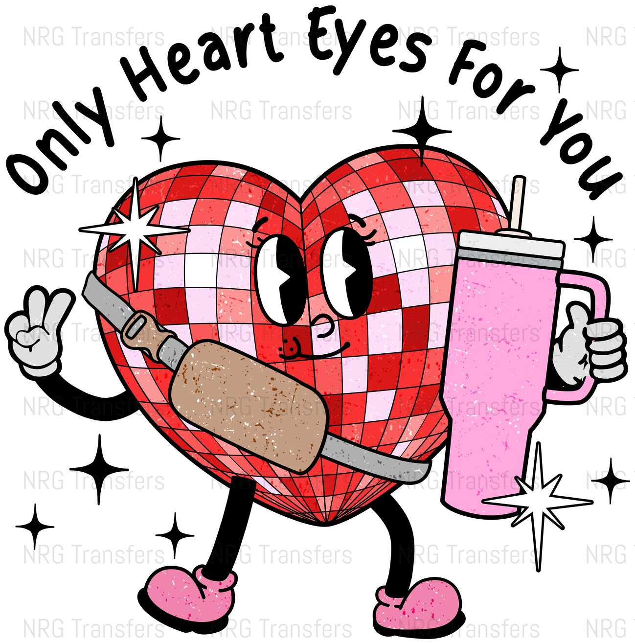 DTF Transfer I Only Heart Eyes for You Valentines Day Dtf Transfer, Dtf ...