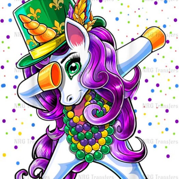 Mardi Gras Unicorn - Etsy