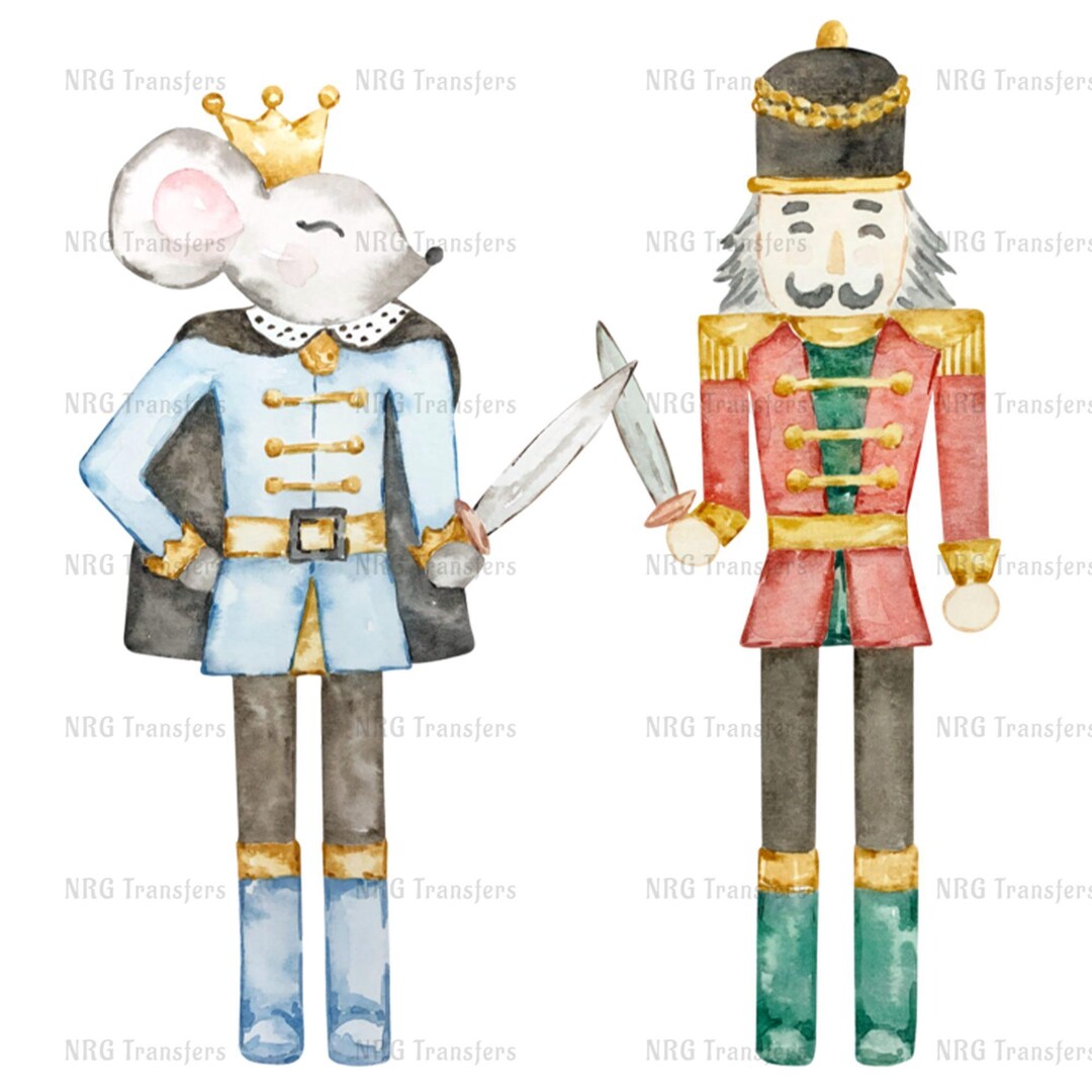 DTF Transfer | Mouse & King Nutcracker Christmas | DTF Print, Heat ...