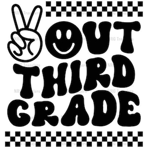 DTF Transfer | Peace Out 3rd Grade - Last Day of School - DTF Print ...