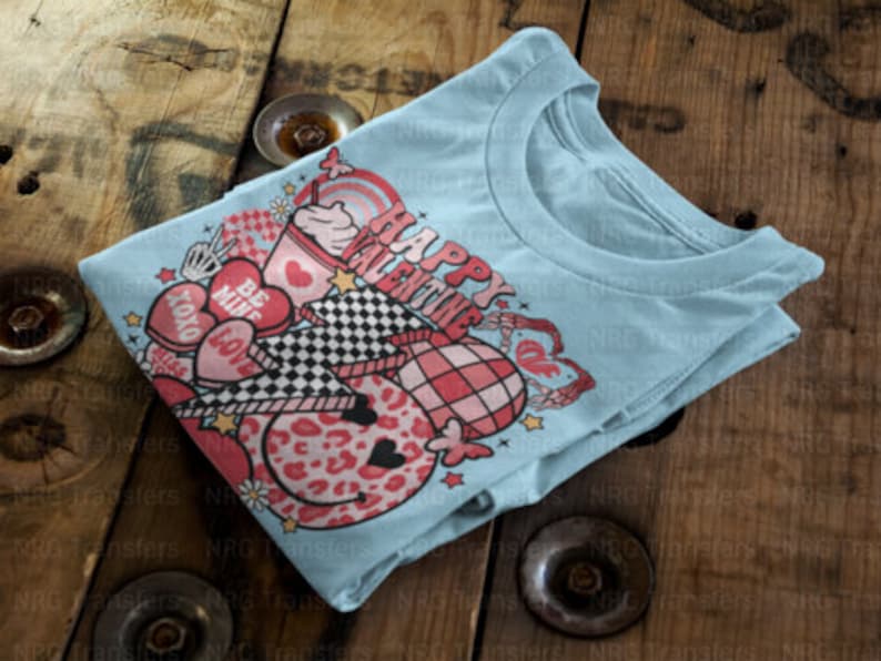 Happy Valentine DTF TRANSFER - Etsy