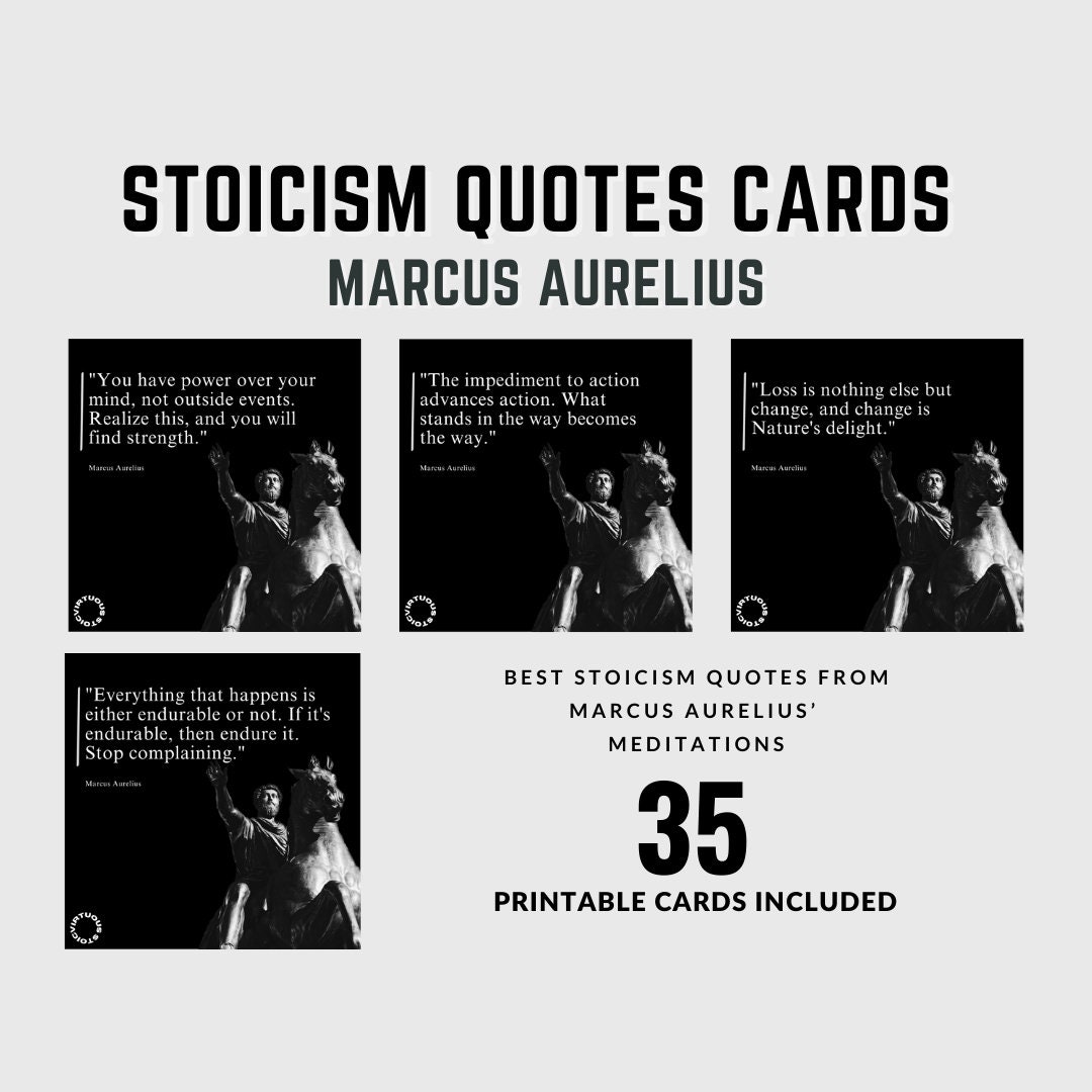 Ultimate Stoicism Bundle Marcus Aurelius Quotes, Stoic Books ...