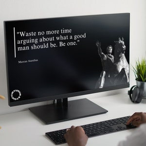35 Marcus Aurelius Stoic Quotes Desktop Wallpapers | Stoicism Wallpaper ...
