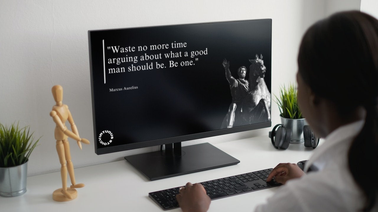 35 Marcus Aurelius Stoic Quotes Desktop Wallpapers | Stoicism Wallpaper ...