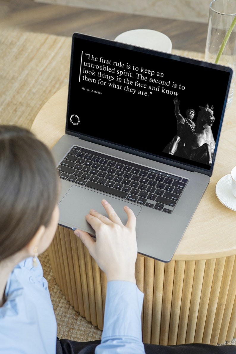 35 Marcus Aurelius Stoic Quotes Desktop Wallpapers | Stoicism Wallpaper ...