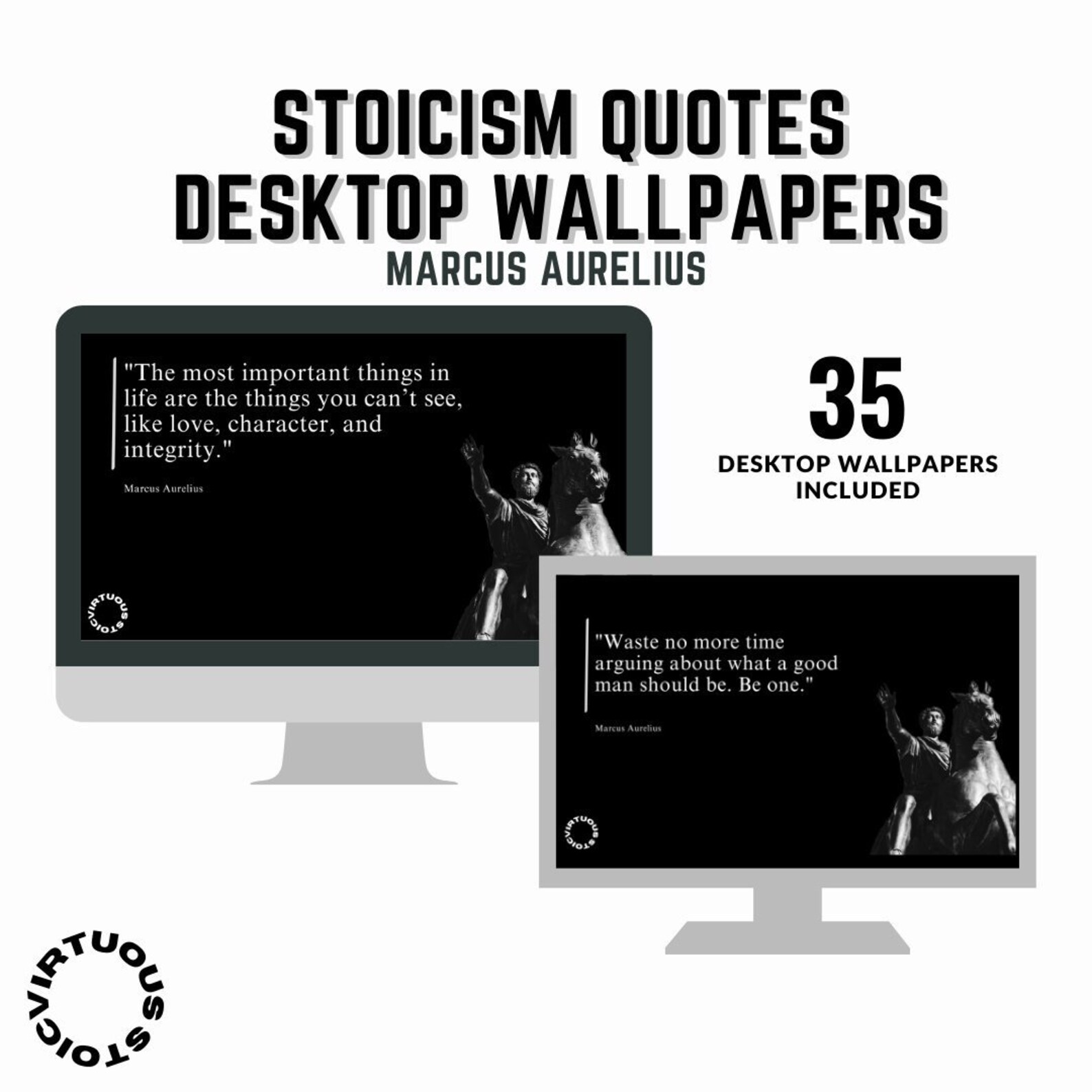 35 Marcus Aurelius Stoic Quotes Desktop Wallpapers | Stoicism Wallpaper ...