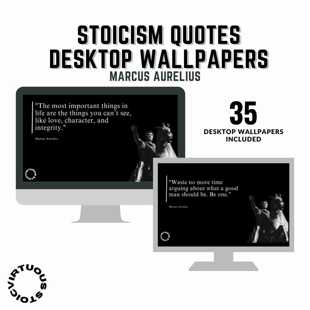 35 Marcus Aurelius Stoic Quotes Desktop Wallpapers | Stoicism Wallpaper ...