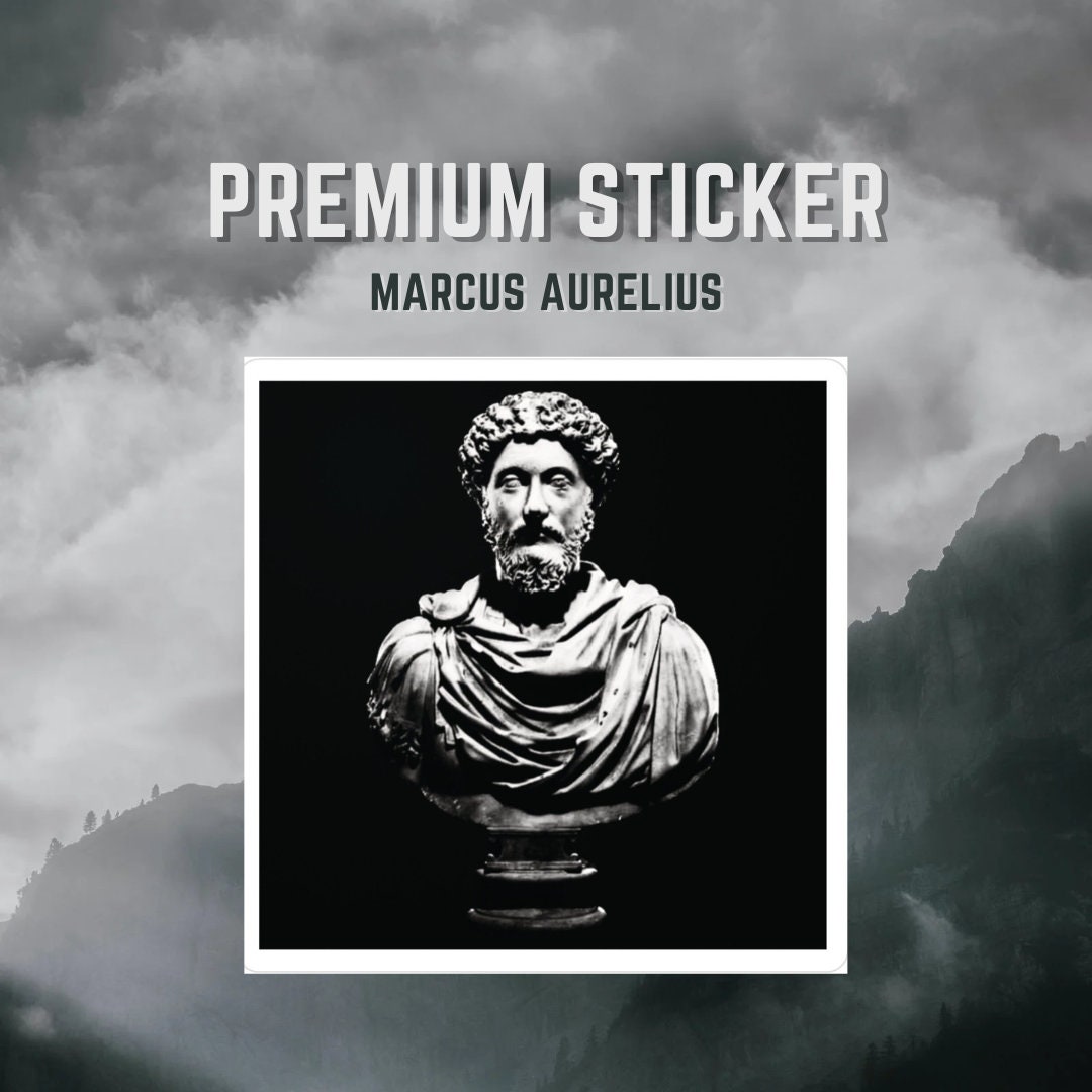Stoic Sticker for Laptop, Marcus Aurelius Sticker, Stoicism Sticker ...