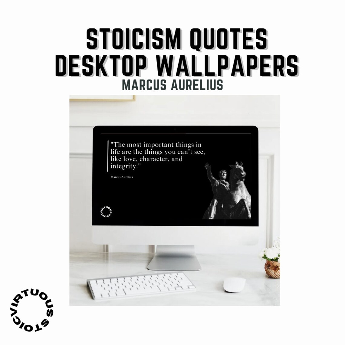 35 Marcus Aurelius Stoic Quotes Desktop Wallpapers | Stoicism Wallpaper ...