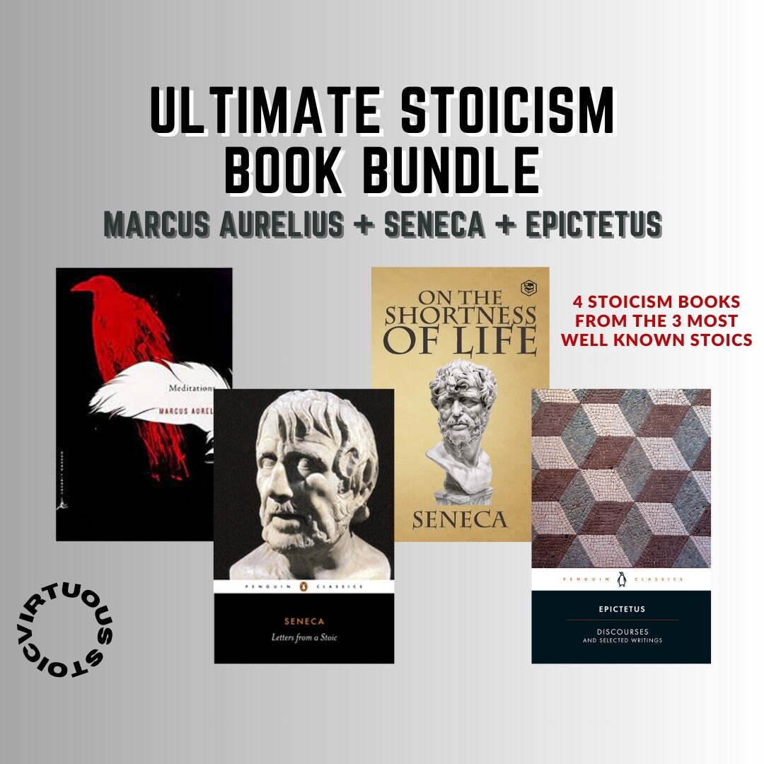 Stoicism 4 Book Bundle (marcus Aurelius, Seneca, Epictetus) | Stoicism ...