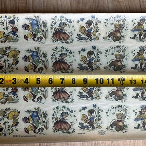 Vintage Ceramic Water Slide Decal Spring Cutie Nursery Rhymes - Etsy