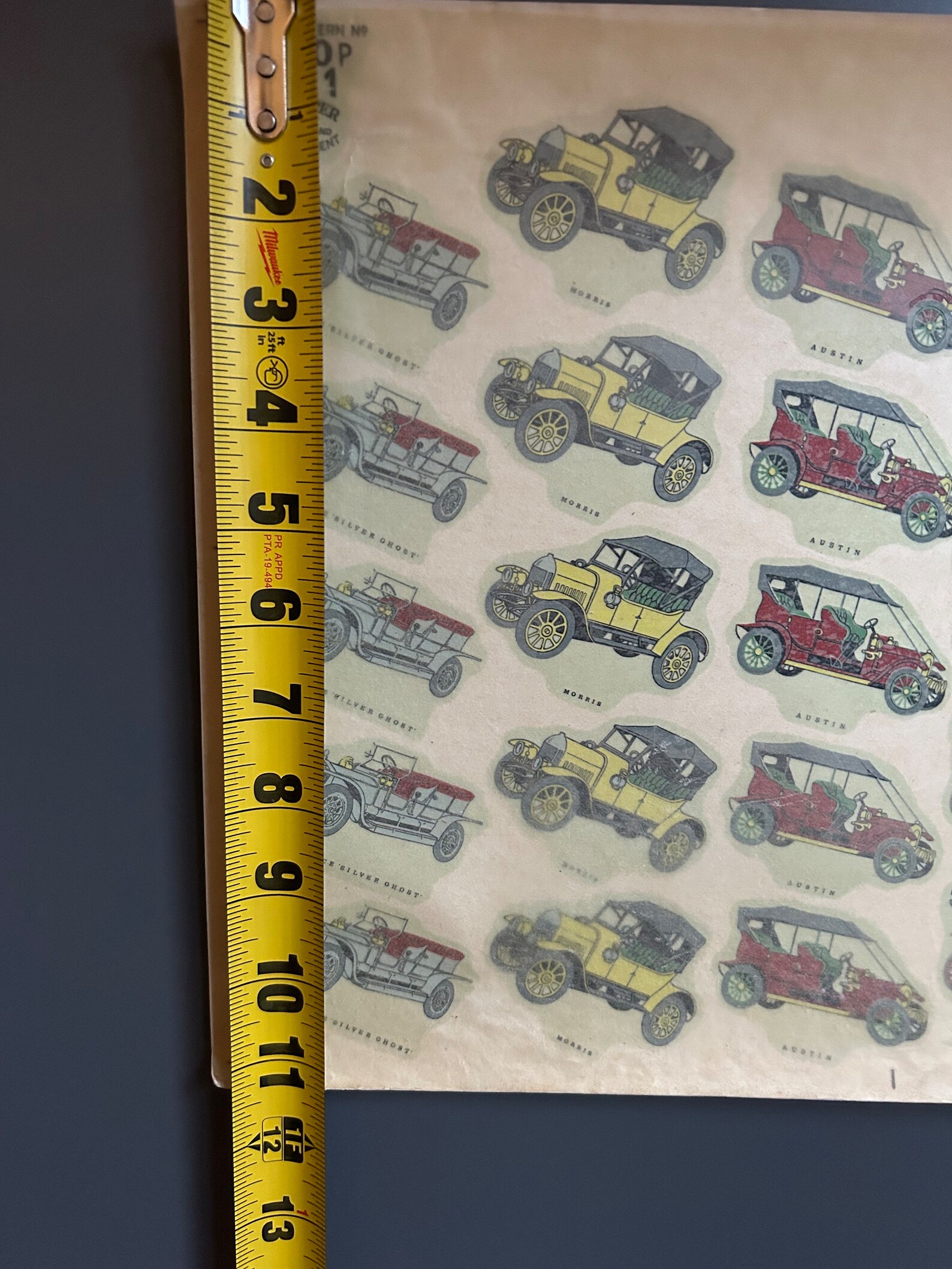 Vintage Ceramic Water Slide Decals of Old Cars - Etsy