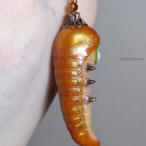 Caterpillar Pendant Larva Worm Maggot Butterfly Pupa Fantastic Insect ...