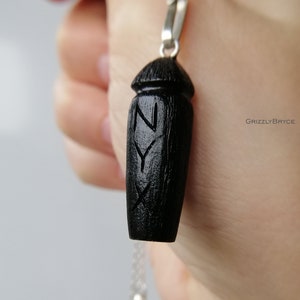 Goddess Nyx Silver Pendant Ebony Night Goddess Silver Greek Mythology ...