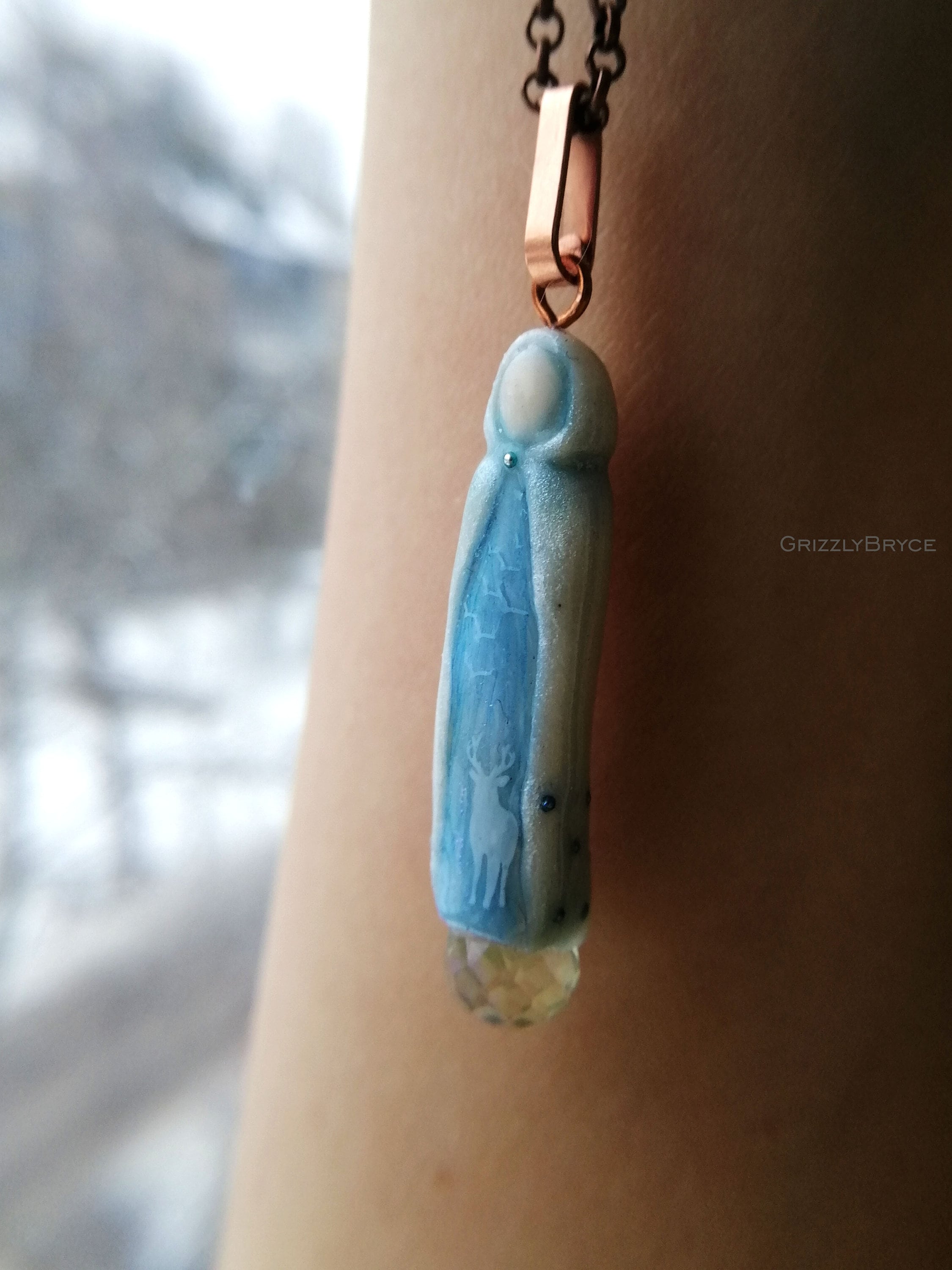 Goddess Elen of Nature Pendant Veronese Forest Spirit Animal Guardian ...