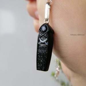 Goddess Nyx Silver Pendant Ebony Night Goddess Silver Greek Mythology ...