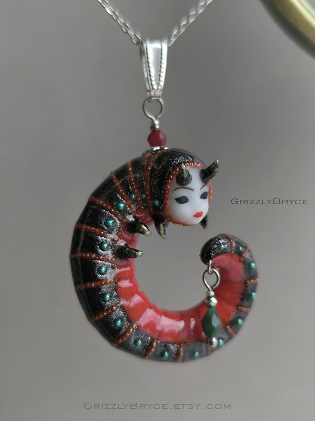 Caterpillar Pendant Isopod Maggot Worm Insect Butterfly Pupa Larva ...