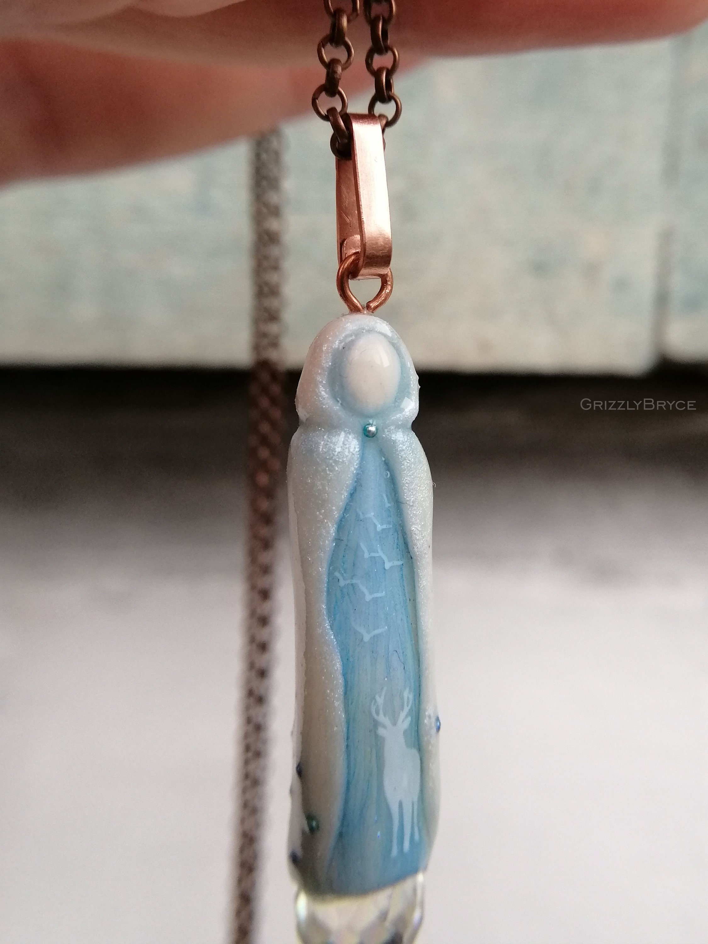 Goddess Elen of Nature Pendant Veronese Forest Spirit Animal Guardian ...