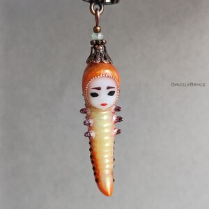 Caterpillar Pendant Larva Worm Maggot Butterfly Pupa Fantastic Insect ...