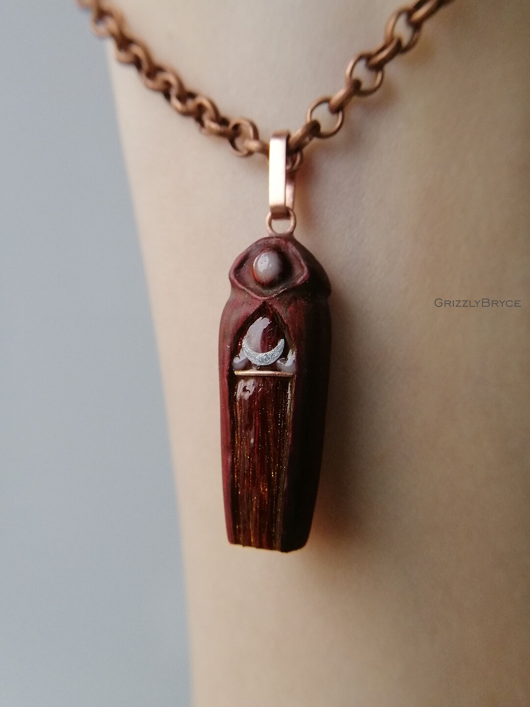 Pendant of Goddess Nyx Wooden Totem Handmade Ancient Greek Mythology - Etsy