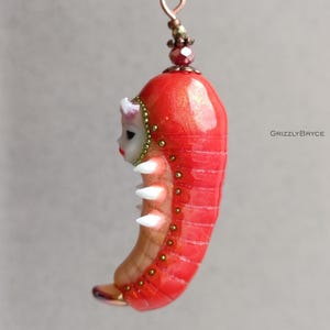Caterpillar Pendant Larva Worm Maggot Butterfly Pupa Fantastic Insect ...