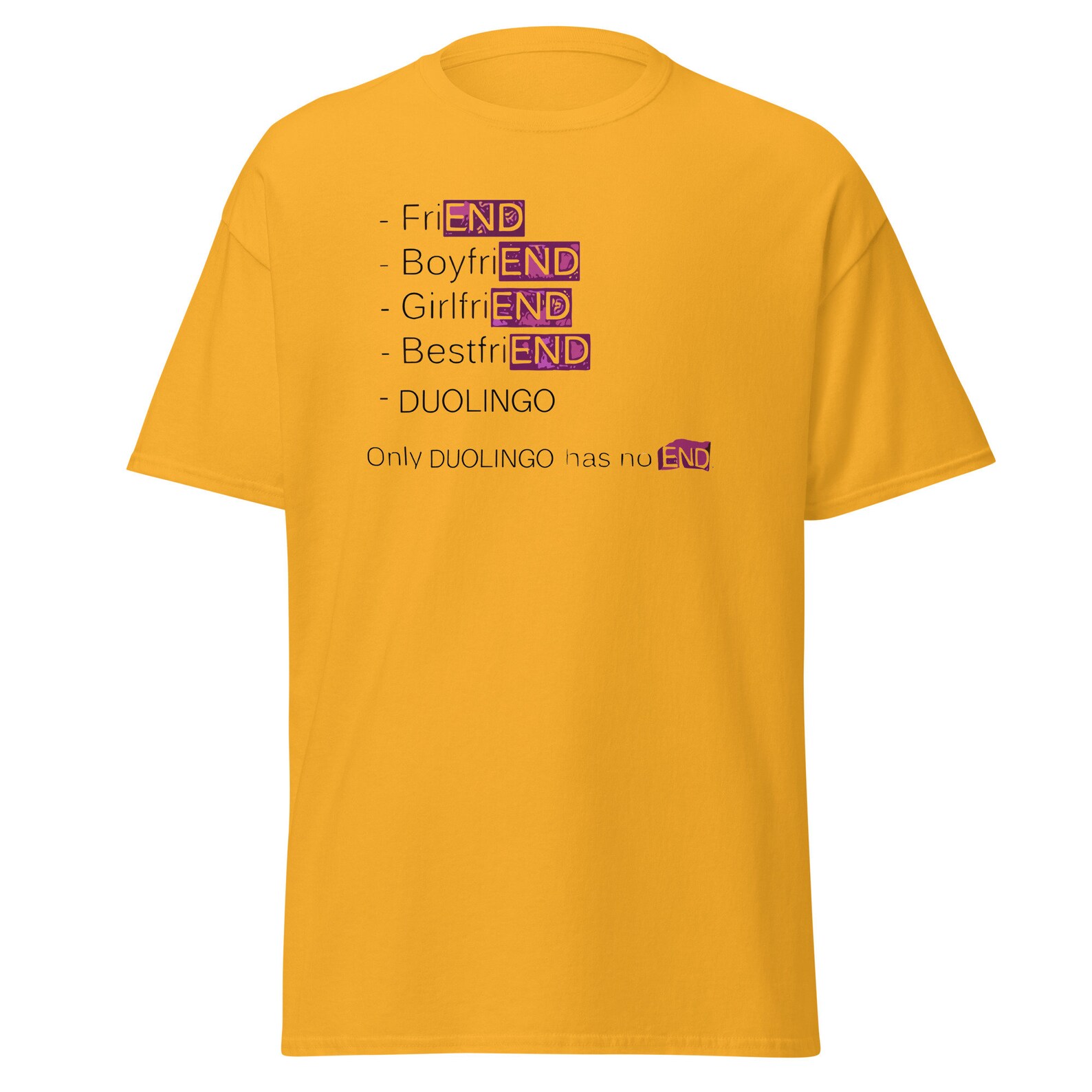 Unstoppable Duolingo Meme Tee, Comical Language Learning T-shirt ...