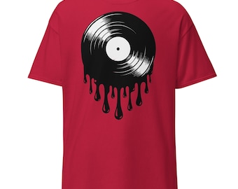 Melting Vinly T Shirt Dripping Cool Record DJ Music Gift Tee 84 - Etsy