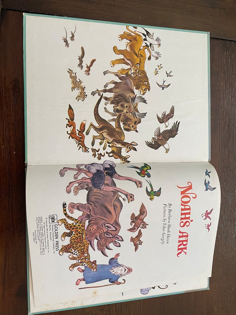 1969 Noah’s Ark - Golden Book - Etsy