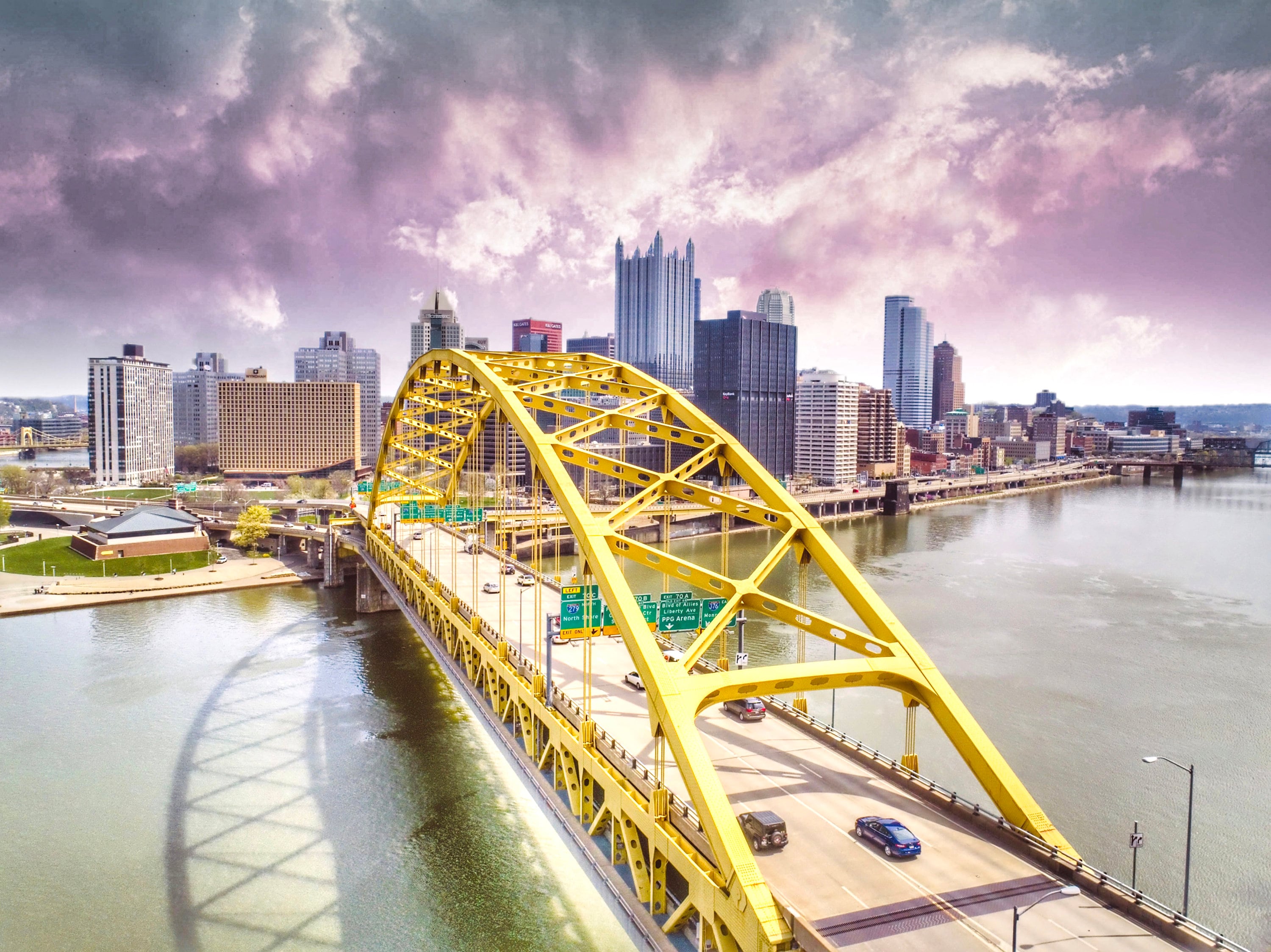 Pittsburgh Fort Pitt Bridge - Etsy