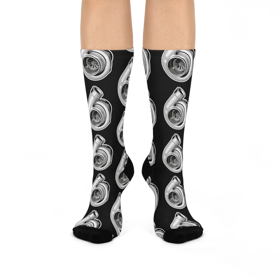 Black Turbo Socks - Etsy