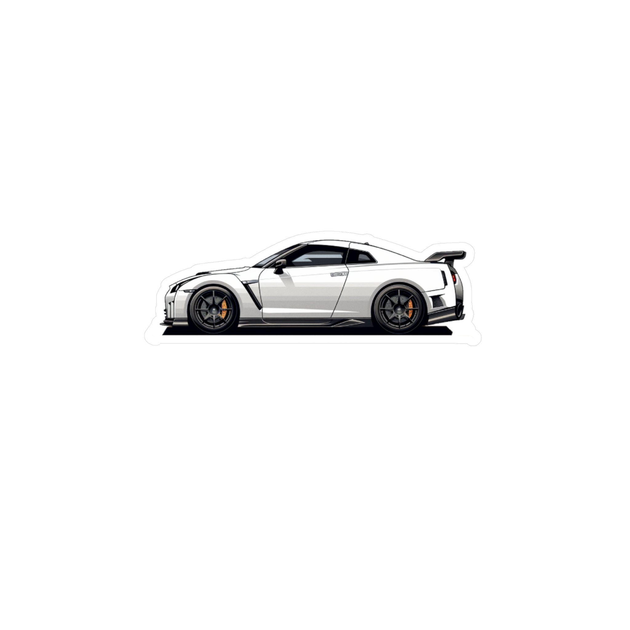 White R35 GT-R Vinyl Decal - Etsy