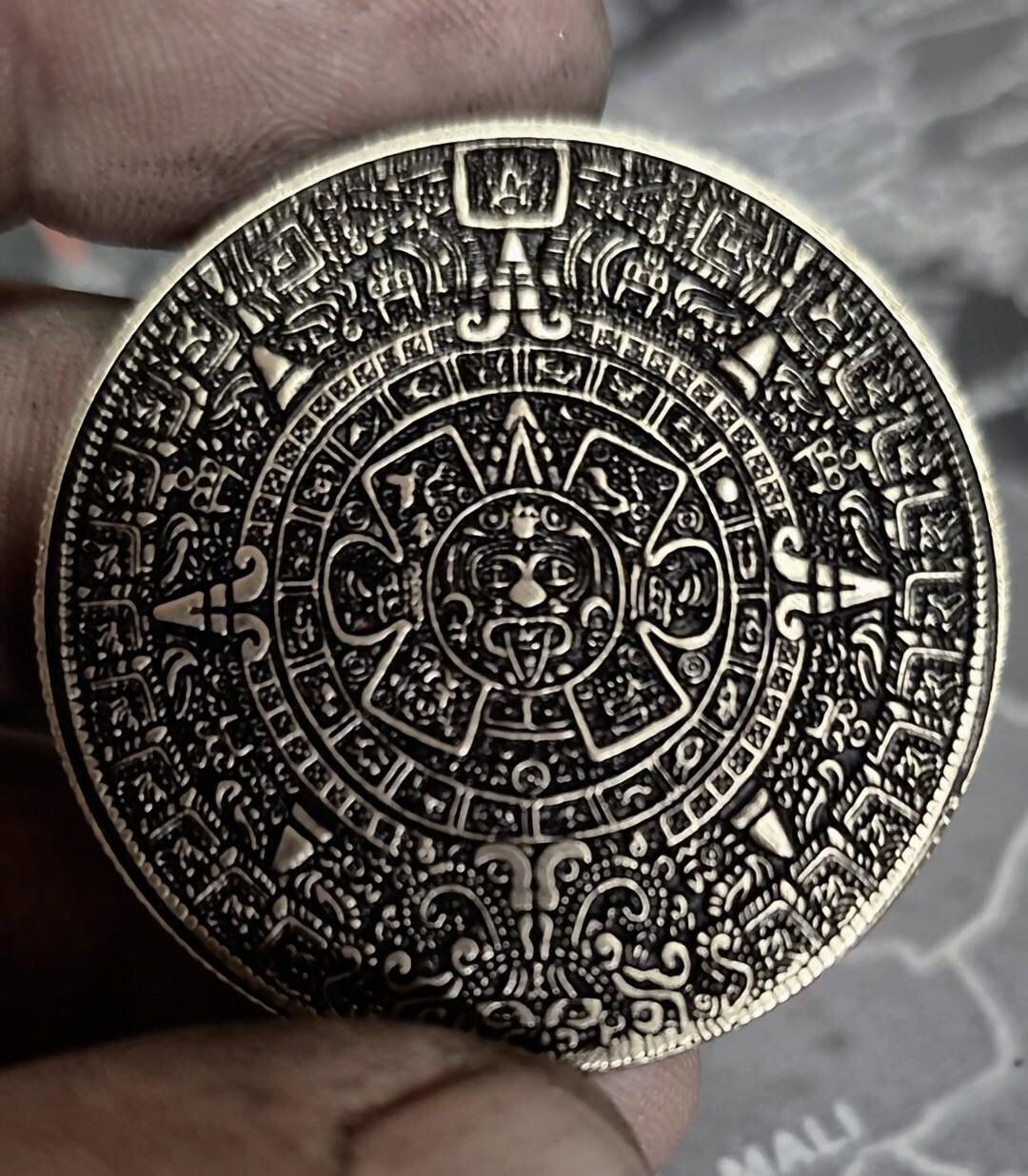 Mayan Vs Spaniard Coin - Etsy