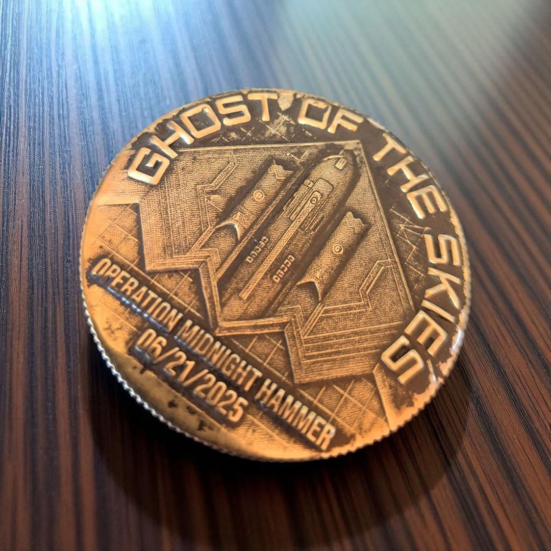 Operation Midnight Hammer B2 Challenge Coin - Etsy