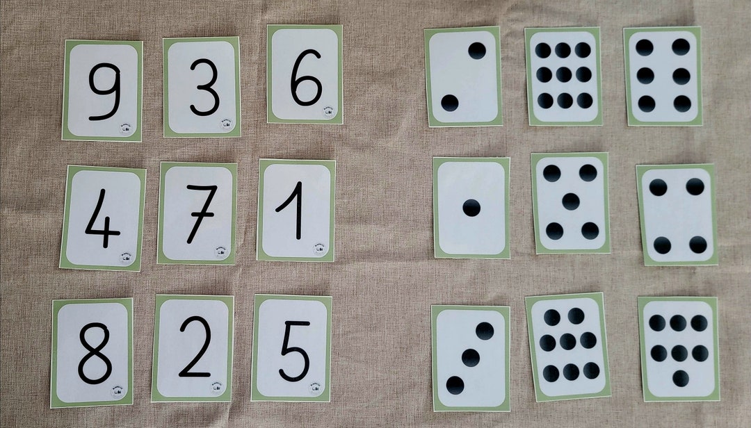 Game of Pairs of Numbers, Dice, Mathematics, Activity to Print - Etsy