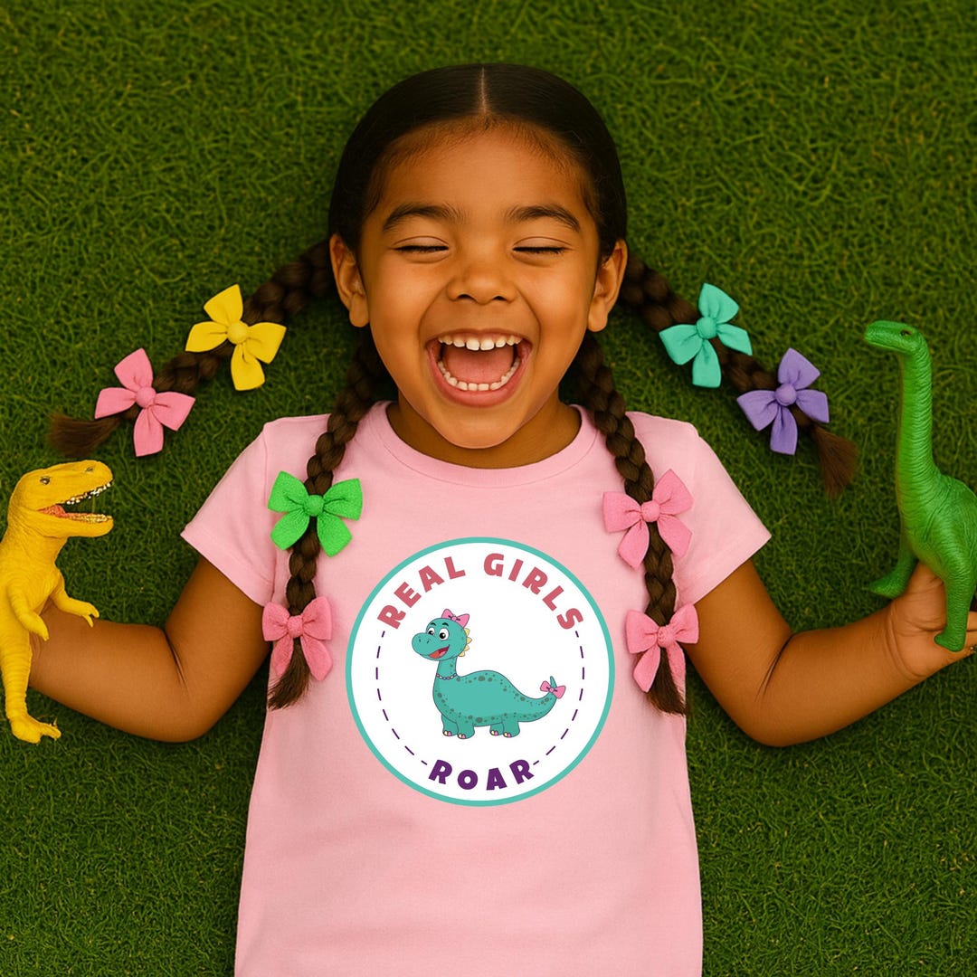 Bianca the Brachiosaurus Toddler Tee - Real Girls Roar TM Collection - Etsy