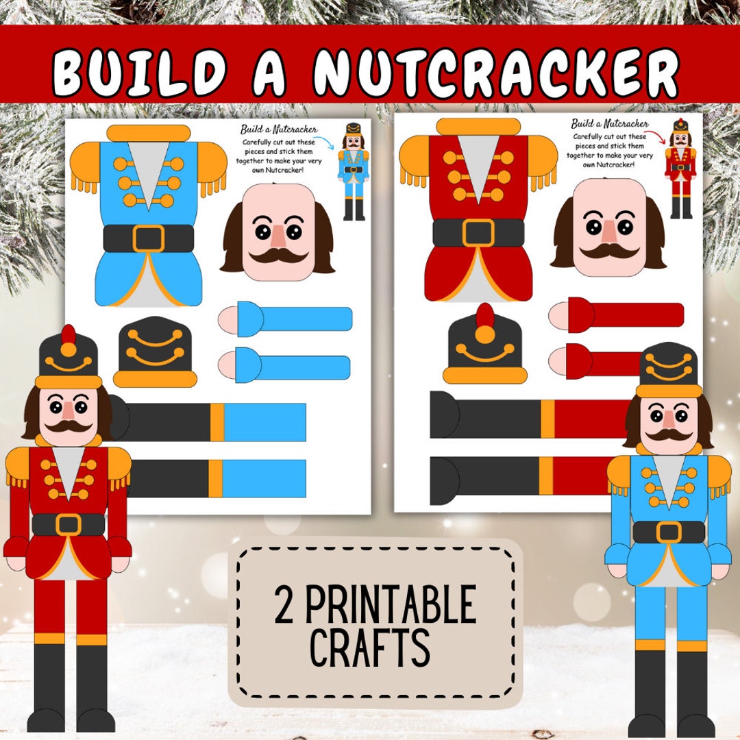 Build a Nutcracker Craft | Christmas Kids Activities | Christmas Crafts ...