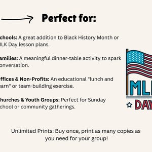 Martin Luther King Day Trivia Game, Civil Rights Movement Activity ...