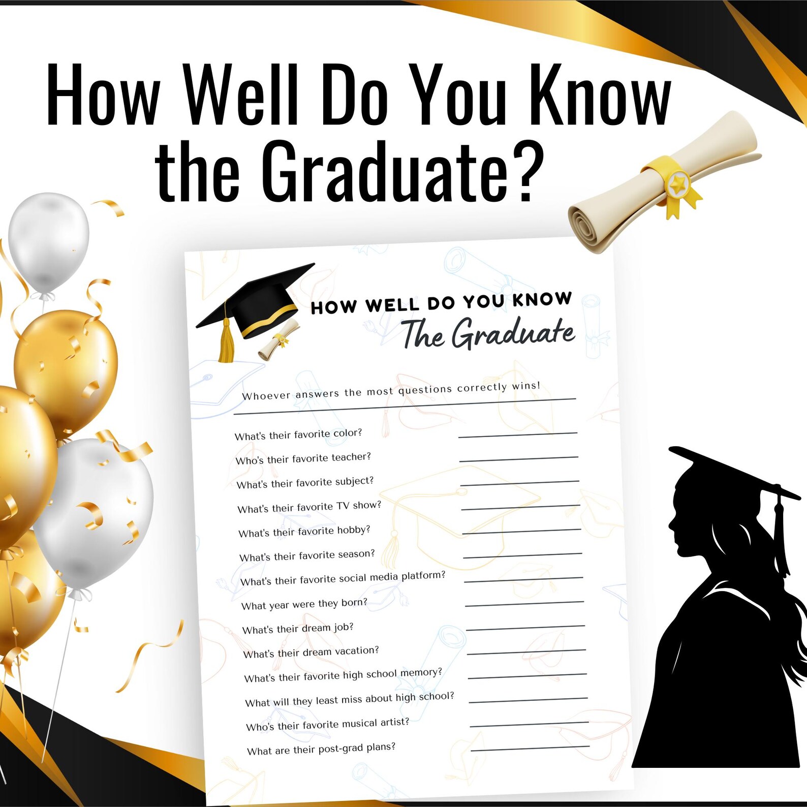 How Well Do You Know the Graduate, Who Knows the Graduate the Best ...