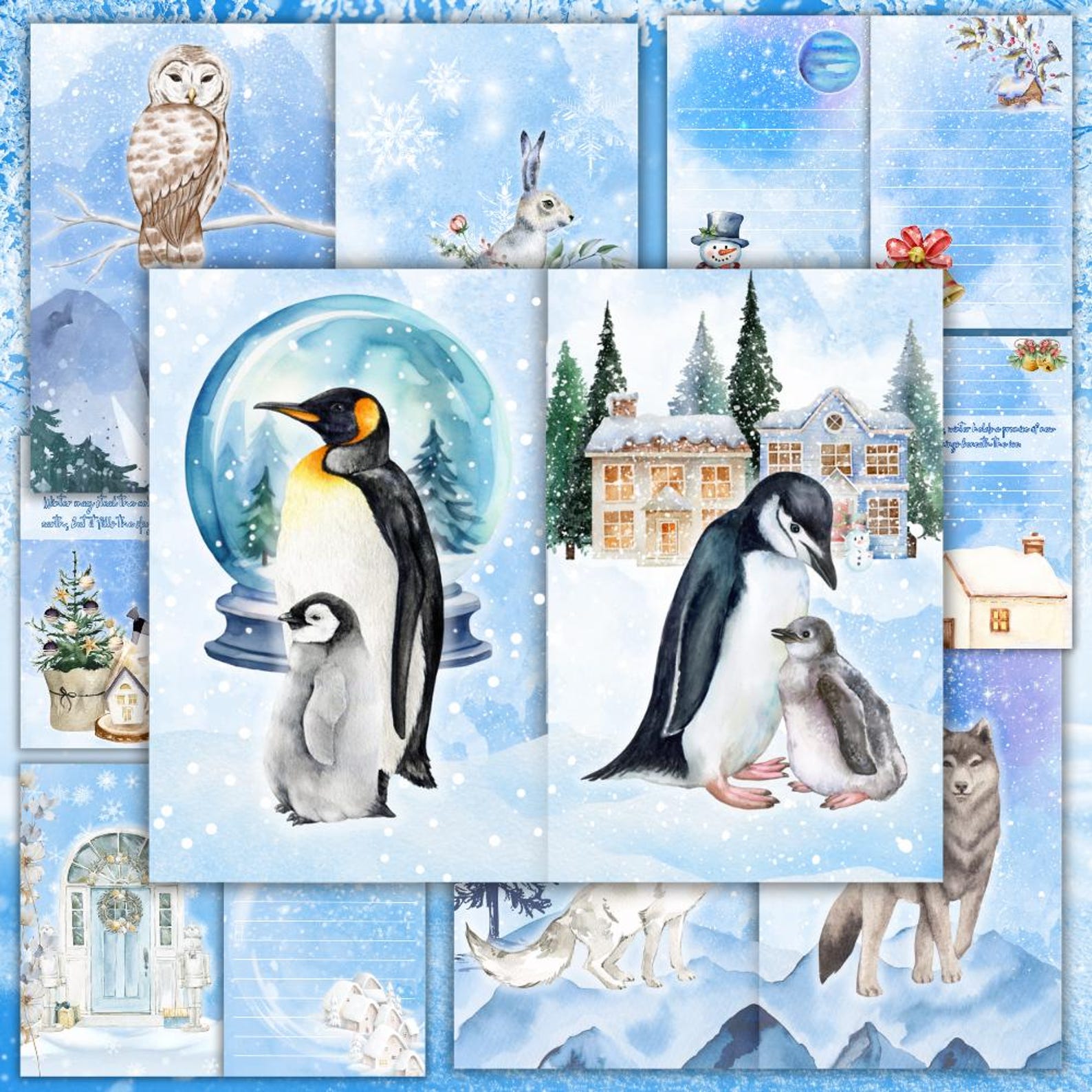 Winter Wonderland Junk Journal | Printable Winter Journal Pages ...