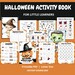 Halloween Activity Book for Little Learners | Activity Pages for ...