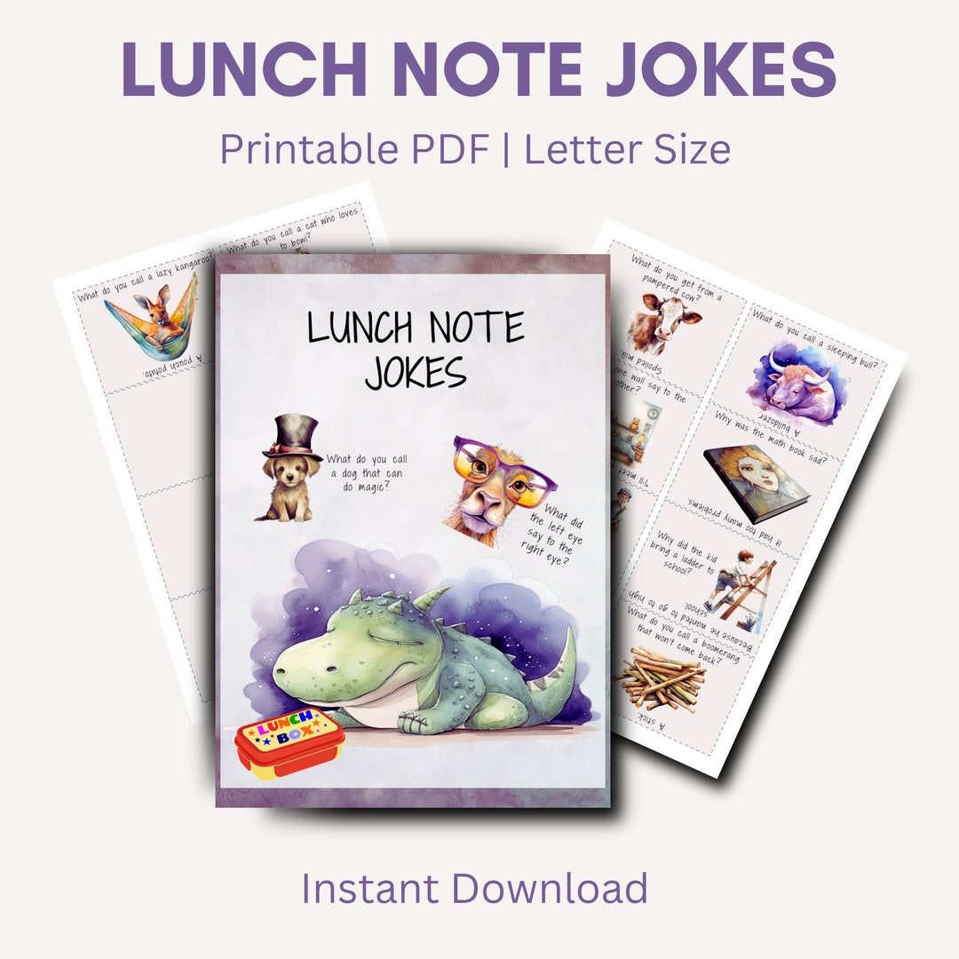 Lunch Box Jokes | Printable Jokes | Printable Lunch Box Jokes for Kids ...