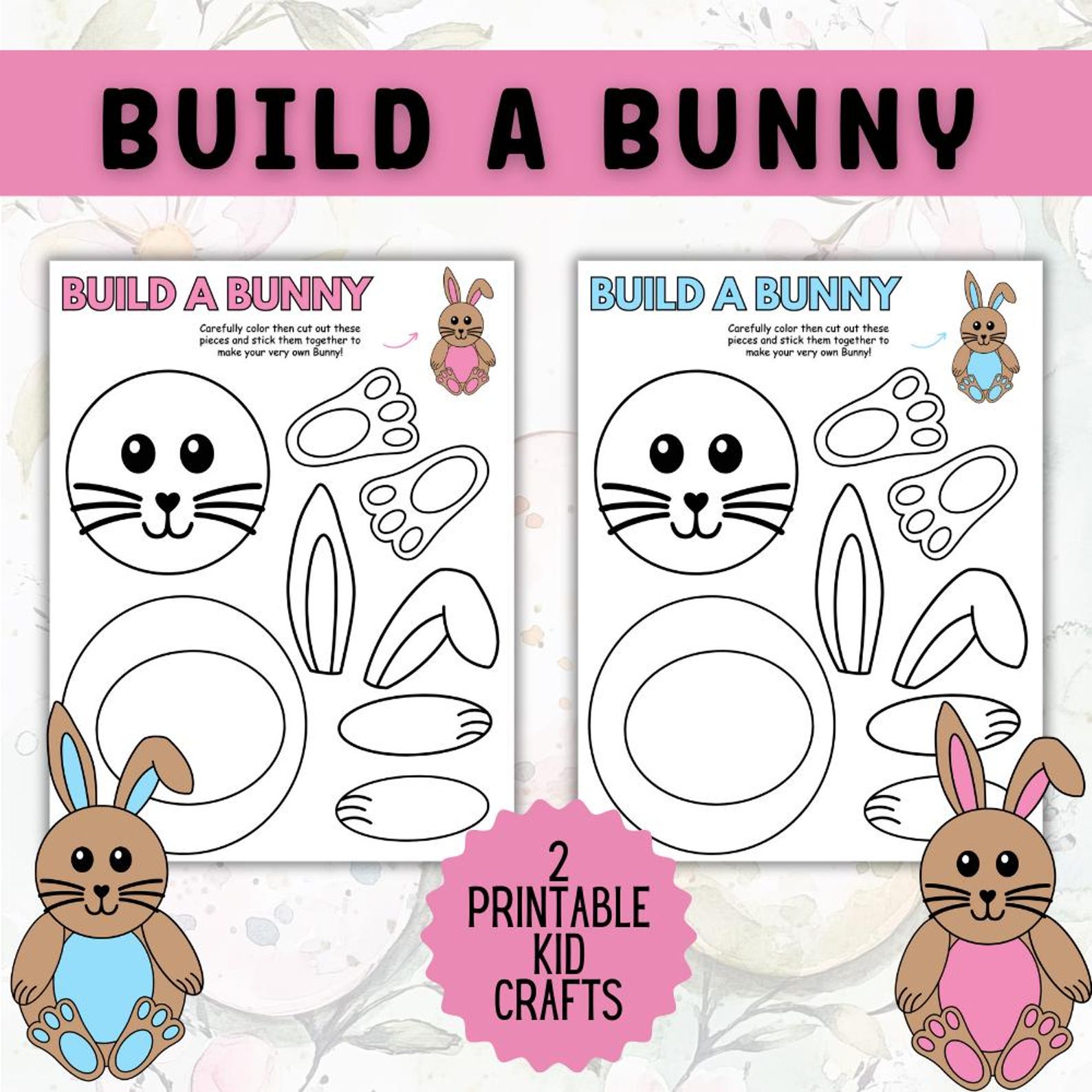 Build a Bunny Craft | Easter Crafts for Kids | Easter Crafts ...