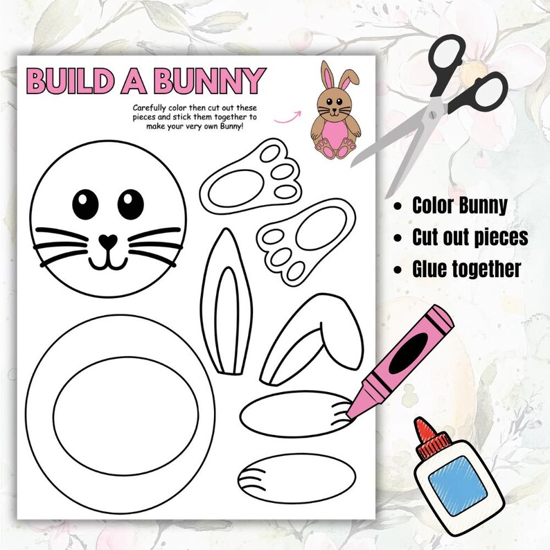 Build a Bunny Craft | Easter Crafts for Kids | Easter Crafts ...