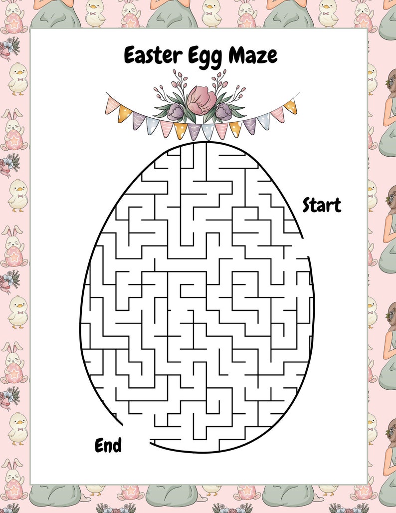 Spring Easter Games for Kids | Printable Easter Games | Easter Word ...