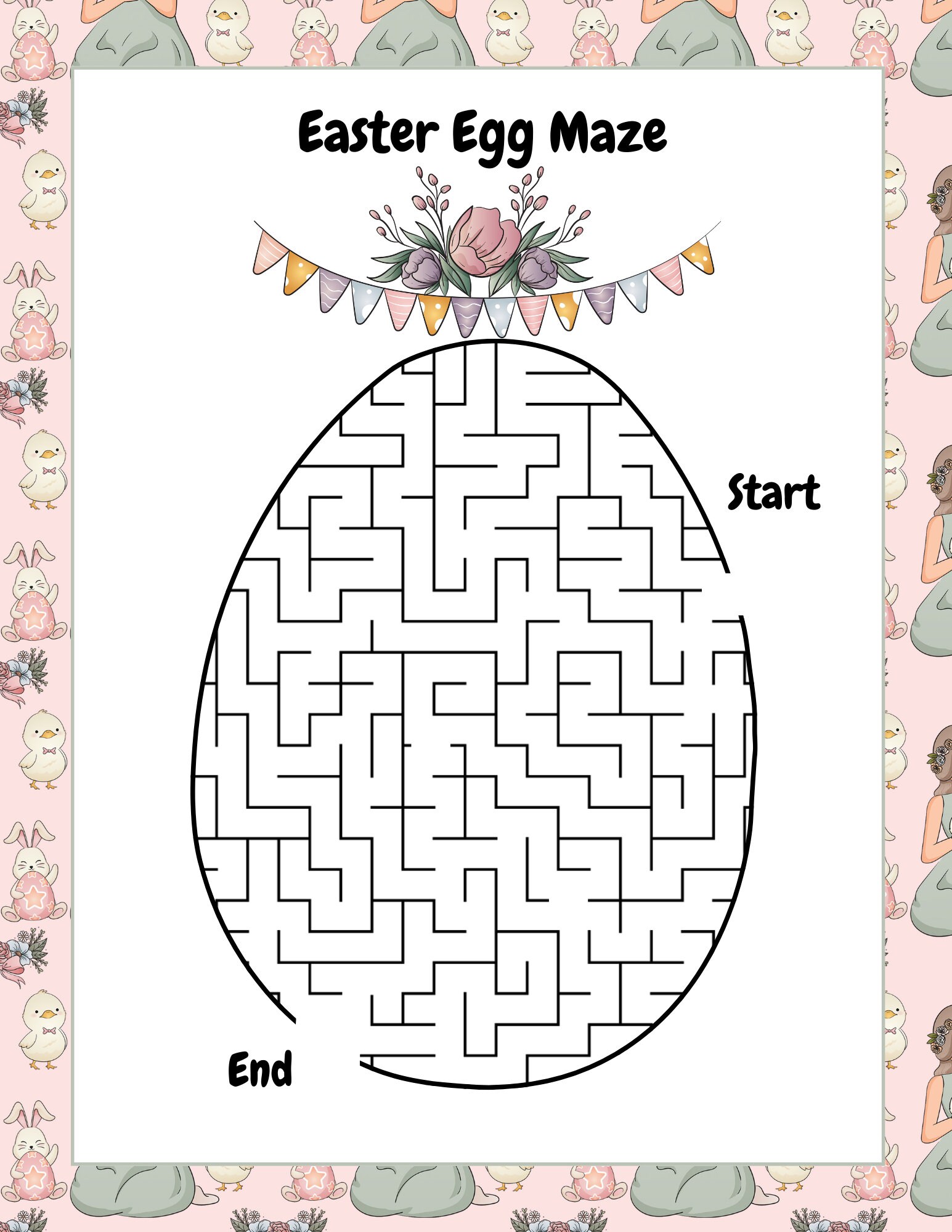 Spring Easter Games for Kids | Printable Easter Games | Easter Word ...