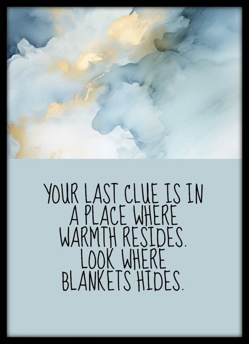 Indoor Scavenger Hunt Cards | Printable Scavenger Hunt Cards ...